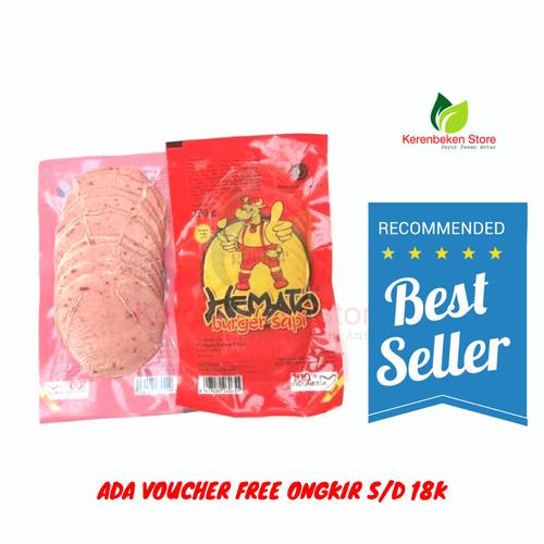 Jual burger sapi hemato / hemato beef burger 250gr - Kota Tangerang ...