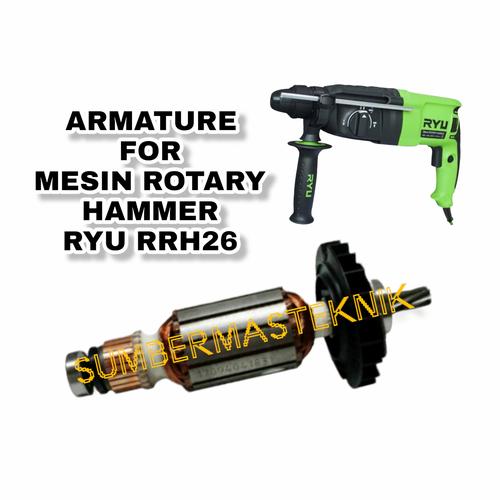 Jual ARMATURE RYU RRH26 ANGKER ROTARY HAMMER RYU RRH 26 - Jakarta Barat ...