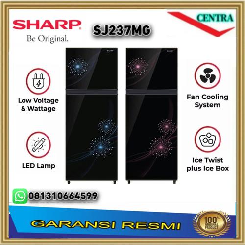 Jual SHARP KULKAS 2 PINTU SJ-237MG / SJ237MG / SJ 237 MG NO FROST ...