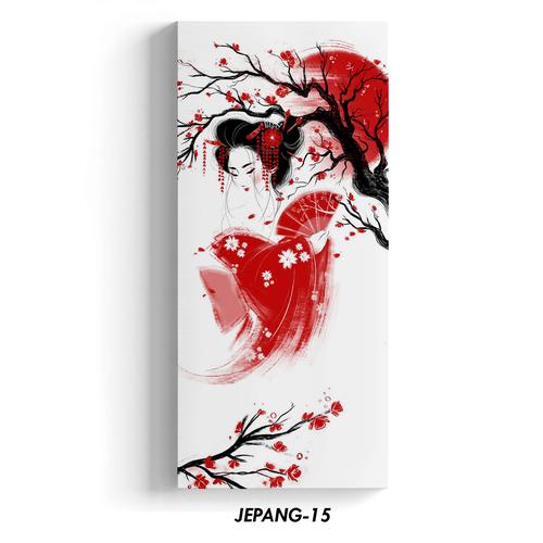Jual Hiasan Dinding lukisan Jepang dekorasi Bunga Sakura japanese art ...