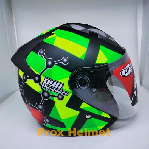 Jual Half Face Dewasa DYR Original Double Visor Exotic Green Prox ...