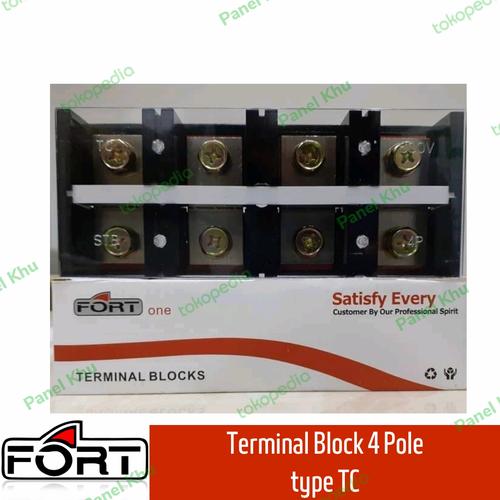 Jual Terminal Blok Kabel 4 Pole TC1004 100A - Jakarta Barat - Panel Khu ...