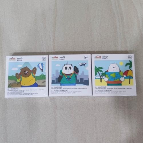 Jual We Bare Bears Puzzle 300 Pcs Miniso Japan Cartoon Network Original ...