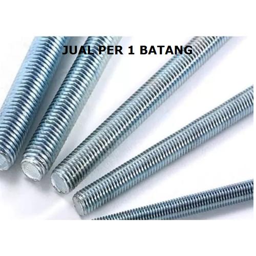 Jual Long Drat Diameter m 20 Panjang 100 cm Galvanis Baut Long Thread ...