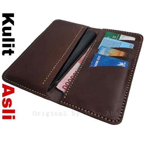 Jual Dompet Kulit Pria Panjang Asli Ori Berkualitas Sulam Handmade ...