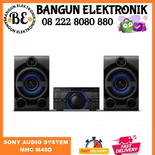 Promo MHC-M40D SONY High Power Audio System Karaoke Bluetooth Dvd ...