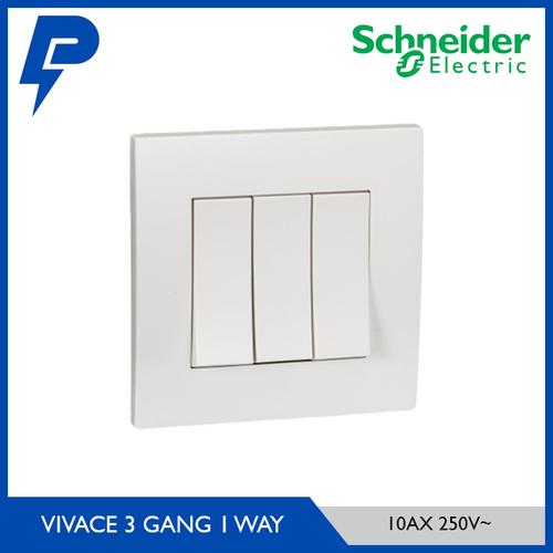 Jual Schneider Vivace Saklar Triple 3G 1W KB33_1_WE - Jakarta Barat ...