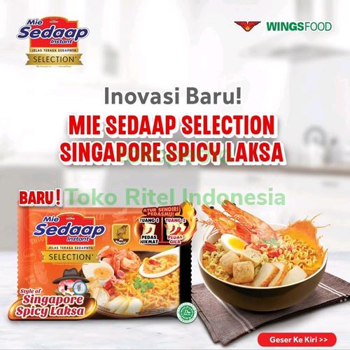 Jual MIE SEDAP KOREAN SPICY SOUP|MIE SEDAP SINGAPORE SPICY LAKSA ...