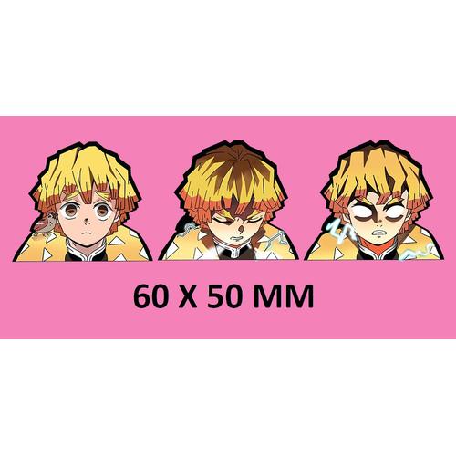 Jual Kimetsu no Yaiba Zenitsu 3D Motion Sticker Anime - Sticker ...