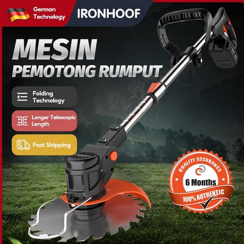 Jual Mesin Pemotong Rumput Grass Cutter Electric Lawn Mower Cordless ...