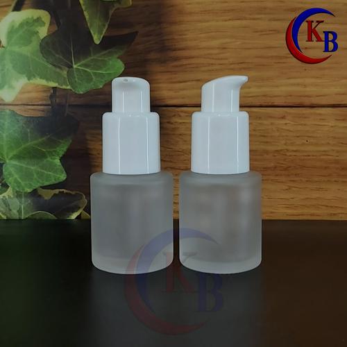 Jual BOTOL TREATMENT PUMP 20 ML / BOTOL KACA 20ML FROSTED SERUM - Kab ...