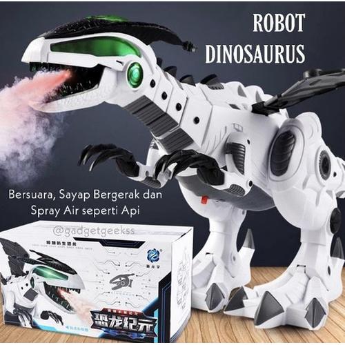 Jual RC Robot Pintar Canggih Hewan Purba Dino Tirek Penyembur Api ...