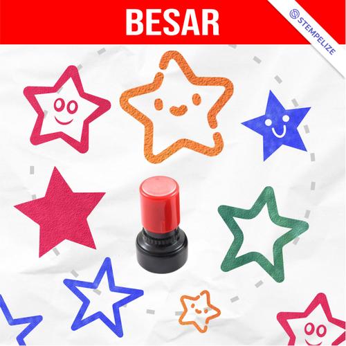 Jual Stempel Bintang / Bintang 1 / Reward [BESAR] - 3, Orange - Kab ...