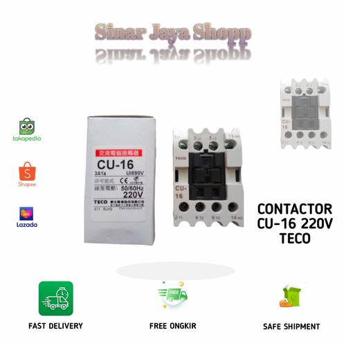 Jual Magnetic Contactor Teco CU-16 220V - Kab. Tangerang - sinar ...