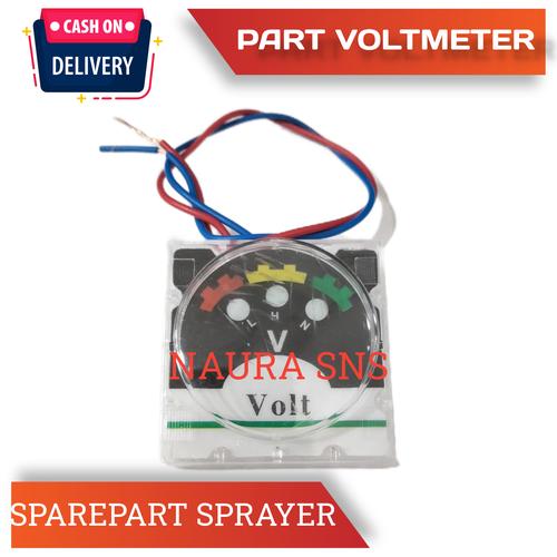 Jual Voltmeter Sprayer elektrik / Volt meter / indikator battery ...