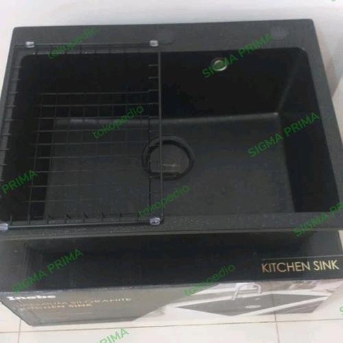 Jual Kitchen sink sil Granite INOBE 6045 black bak cuci piring hitam ...
