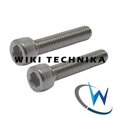 Jual BAUT L M8 FULL DRAT 8MM PITCH 1.25MM STAINLESS 304 KUNCI L6 - 8X15 ...