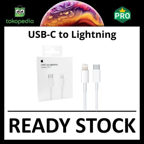 Jual Kabel Data Iphone 11 12 pro max mini Cable USB type C to Lightning ...