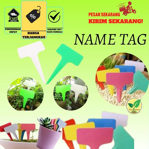 Jual PENANDA LABEL NAME TAG TANAMAN HIAS PLANT LABEL MARKER SEMAI BENIH - Putih - Kab ...