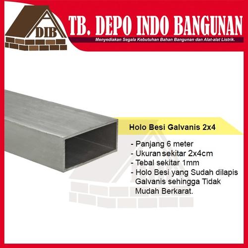 Jual HOLO BESI GALVANIS 20X40 2X4 TEBAL 1MM - Kota Bekasi - Depo Indo ...