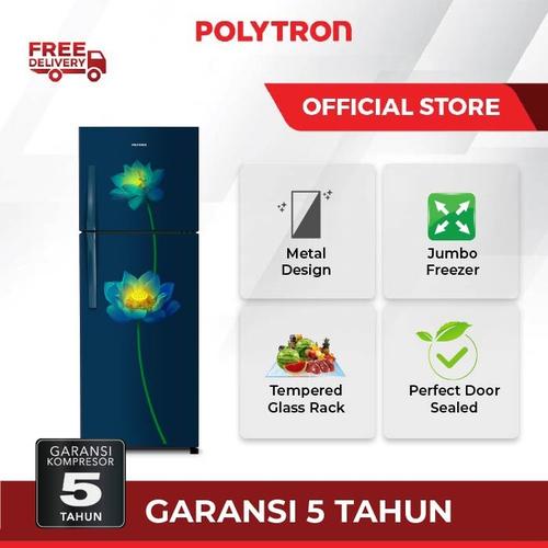 Promo Polytron PRB-237LB Kulkas 2 Pintu 220 liter | Lemari Es PRB 237 ...