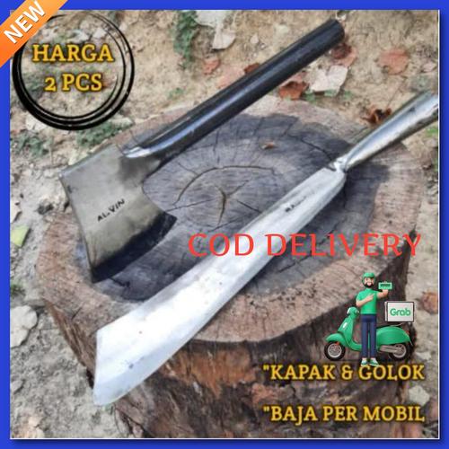 Promo Arit Golok Bendo Parang 2 PCS KAMPAK Cacah Daging Bedog Semak ...