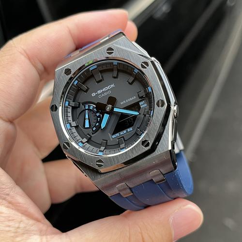 Jual Gshock AP Custom Grey Gun Blue - Kota Bandar Lampung - BeeBee ...