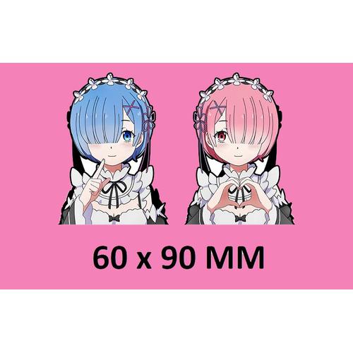 Jual Re: Zero Ram Rem 3D Motion Sticker Anime - Sticker Bergerak - Kota ...