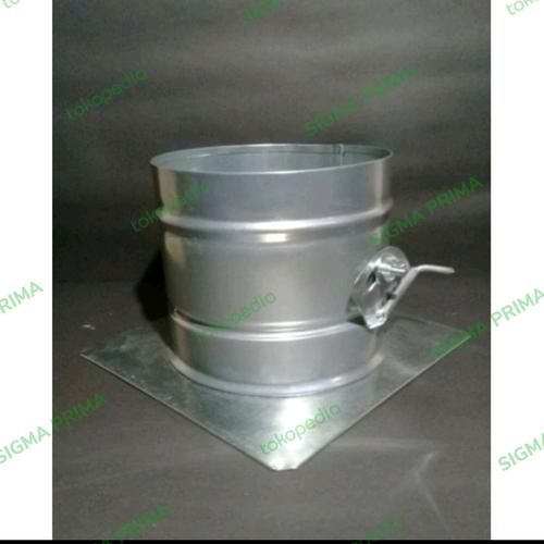 Jual sok lempeng spigot 8 in spigot damper ducting flexible ducting 8 ...