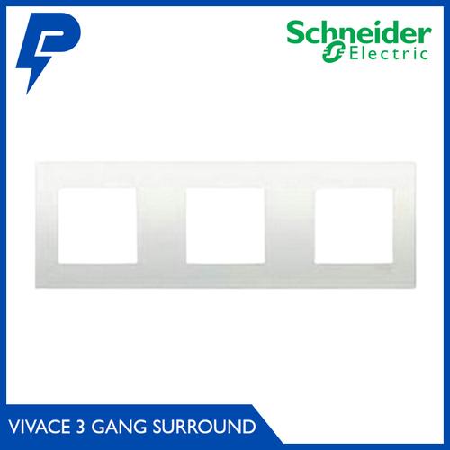 Jual Schneider Frame 3 Gang Surround Vivace KB_31_WE - Jakarta Barat ...