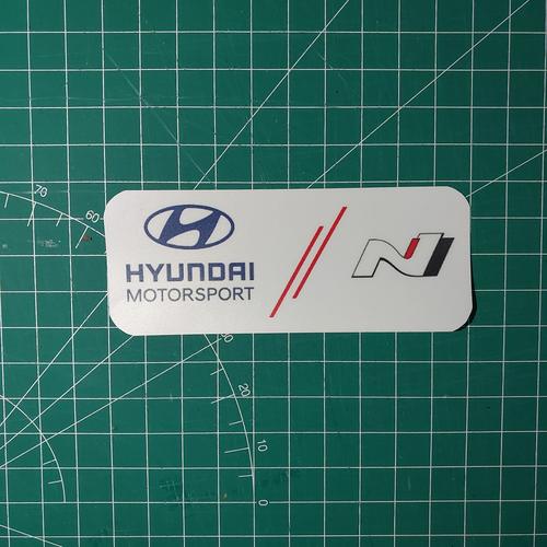 Jual Sticker Otomotif Hyundai Motorsport N Racing Team - Kota Bandung ...