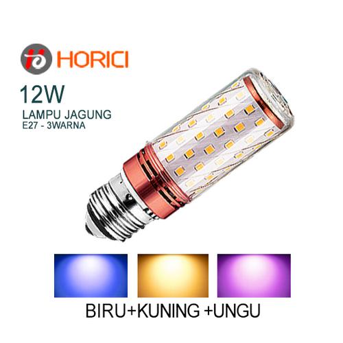 Jual 12W E27 E14 3 WARNA LAMPU BOLA LAMPU HIAS LED BULB PUTIH LAMPU JAGUNG - E27-BIR/KUN/PIN ...