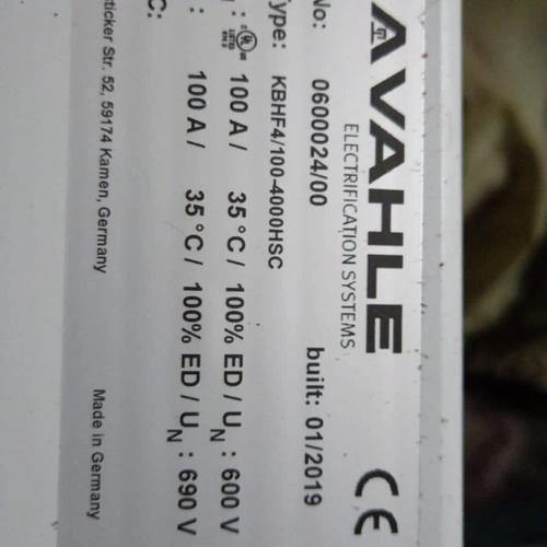 Jual Konduktor Vahle KBHF 4/100 Amper - Kab. Bekasi - Sparepart Hoist ...