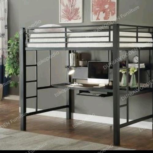 Jual loft bed besi ranjang tempat tidur uk 120×200 - Jakarta Timur ...