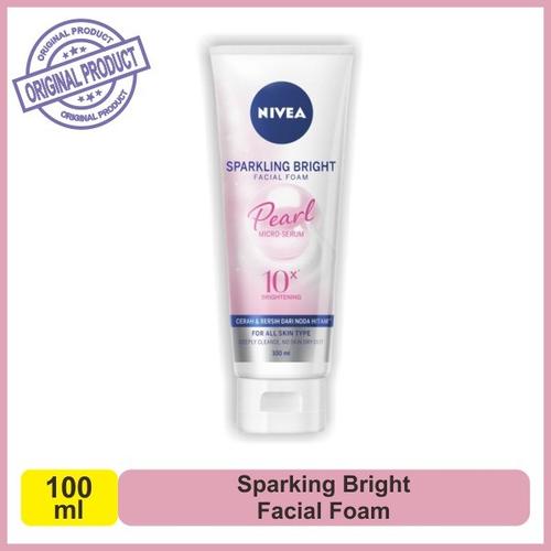 Jual NIVEA facial foam 100ml sparkling bright /SABUN WAJAH /SABUN MUKA ...