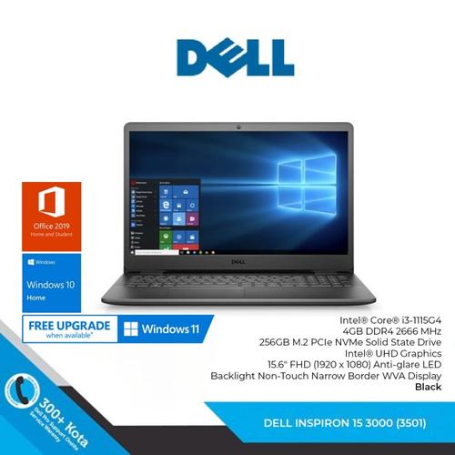 Jual DELL INSPIRON 15 3000 (3501) Core i3 1115G4 4GB 256GB W10 OHS ...