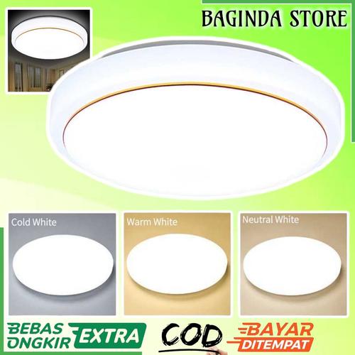 Promo Lampu Plafon Bulat Minimalis LED Atap Rumah Ruang Tamu Kamar ...