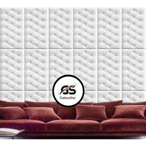 Jual OK Wallpaper 3D Foam Headboard Dinding Busa Putih Stiker Wall Foam ...