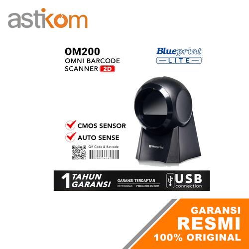 Jual Barcode scanner OMNI Blueprint 2D Barcode QR wired USB Auto BP ...