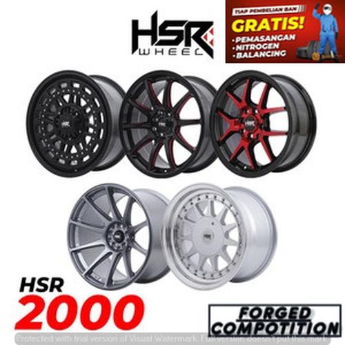 Jual Velg Mobil Ring 14 Hingga Ring 22 HSR Wheel-HSR 2000 - Kota ...