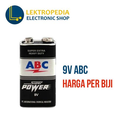 Jual Baterai 9 volt ABC Kotak Super Power Batu 9 v volt 9volt Battery ...