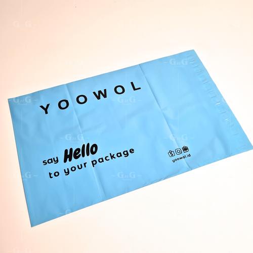 Jual Plastik Polymailer Packing Amplop Biru Premium Custom Print ...