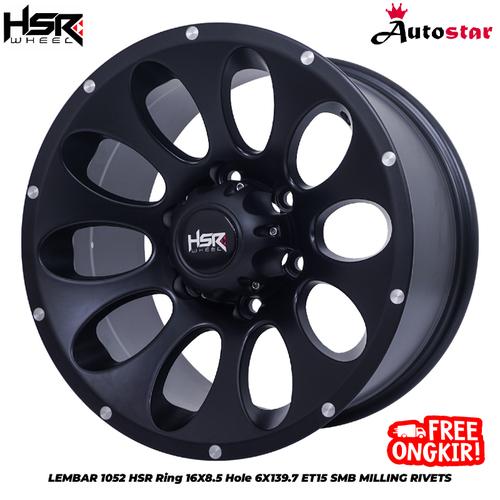 Jual velg mobil strada ring 16 pcd 6x139,7 lebar 8,5 et 15 HSR LEMBAR ...