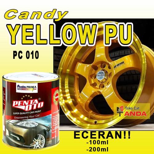 Jual Candy Tone Yellow OTO Cat Penta Super Gloss Pu Candy tone kuning ...