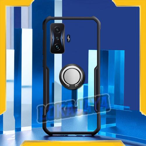 Jual Case POCO F4 GT Ring Magnetic Bumper Shockproof Transparan ...