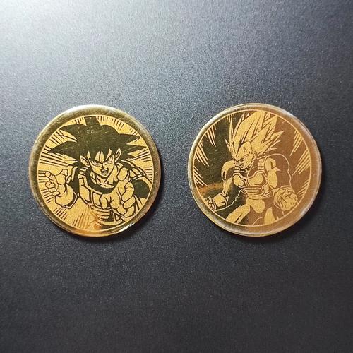 Jual SET DRAGON BALL Z MENKO CARD GOLD FOIL GOKU VS VEGETA KARTU RARE ...