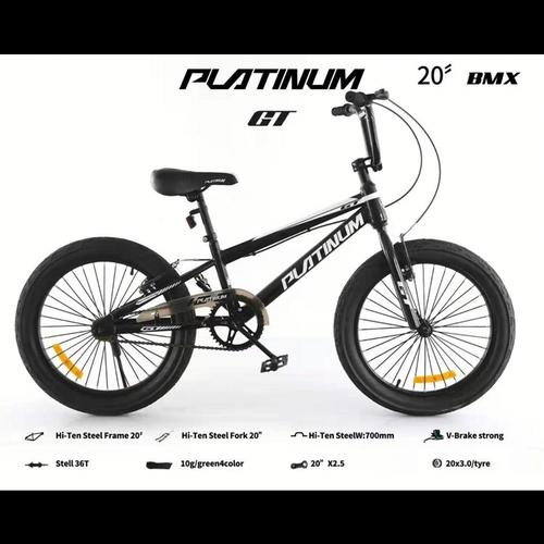 Jual Sepeda Anak BMX Ukuran 20 Platinum GT Ban 3.0 Jumbo Murah ...