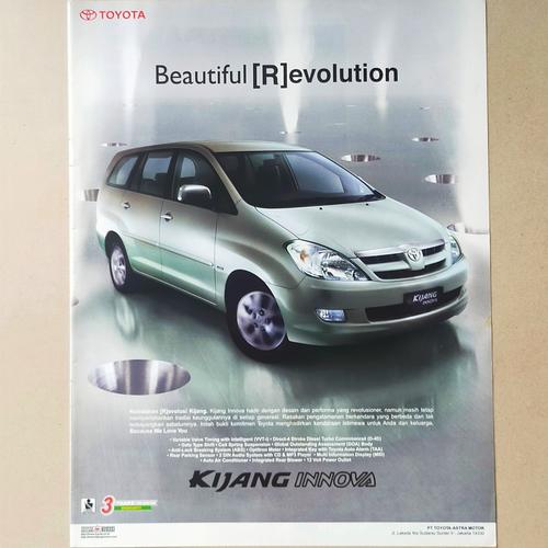 Jual Iklan cetak Mobil Toyota Kijang INNOVA - original dari majalah th ...