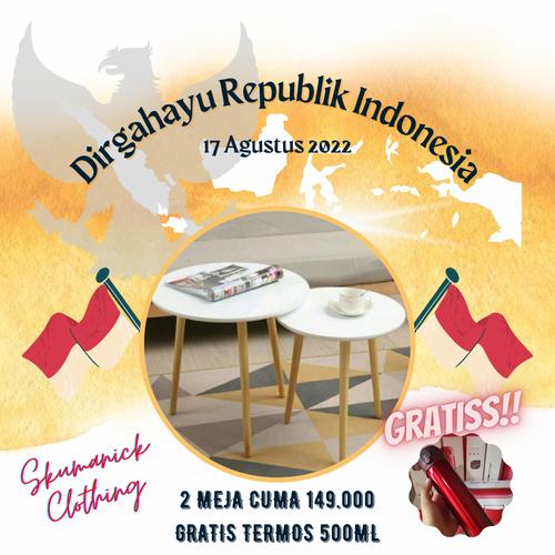 Jual Meja tamu scandinavian / Coffee table / Meja Sudut - Putih, Bulat ...