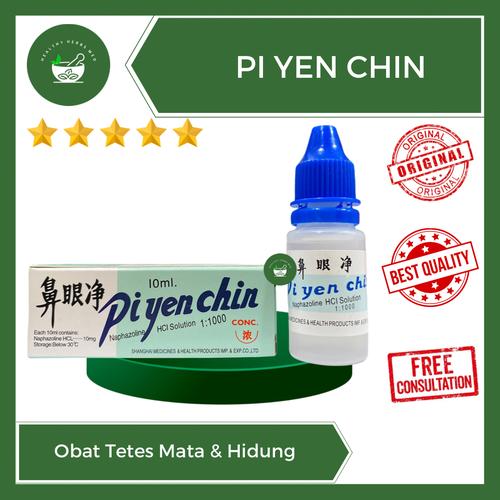 Jual Obat Tetes Mata Iritasi Hidung Tersumbat Flu Pilek Pi Yen Chin ...